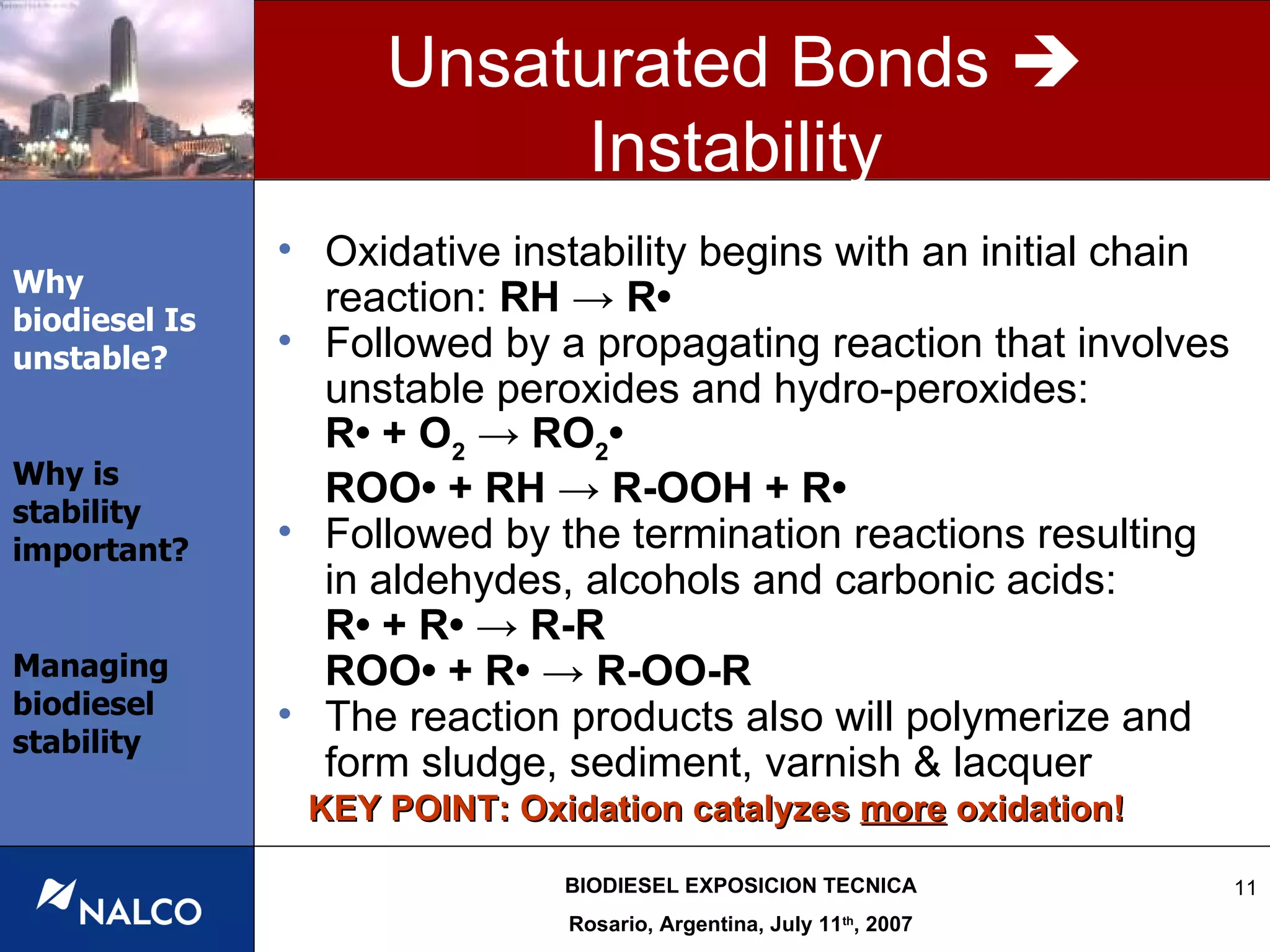 The importance of biodiesel stability | PPT