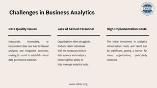 The importance of business analytics | IABAC | PPT