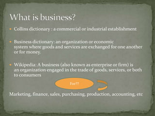 Business History: The importance of business history | PPTX