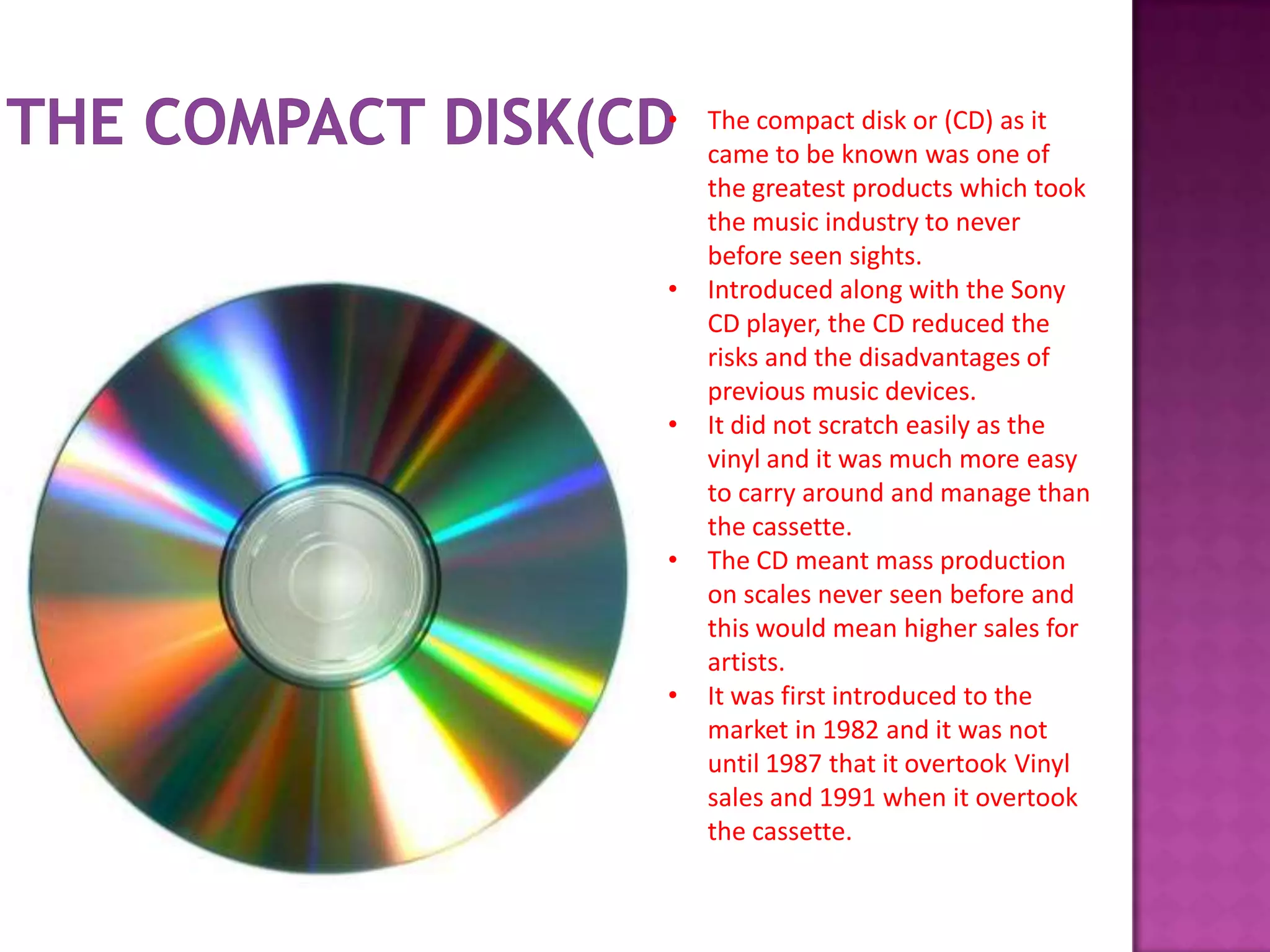 The importance of cd | PPTX