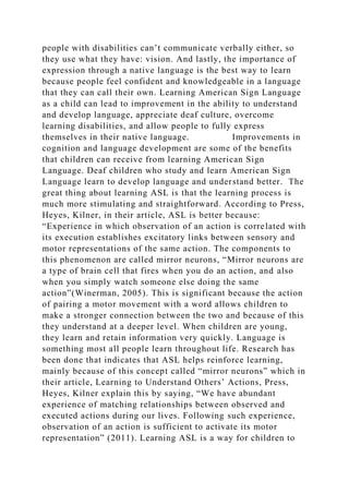 The Importance of Children Learning American Sign Language.docx