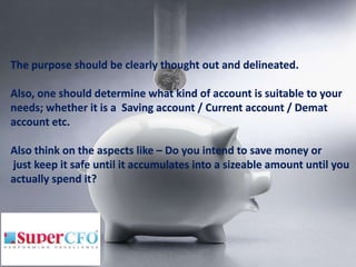 The importance of choosing right Bank | PPTX