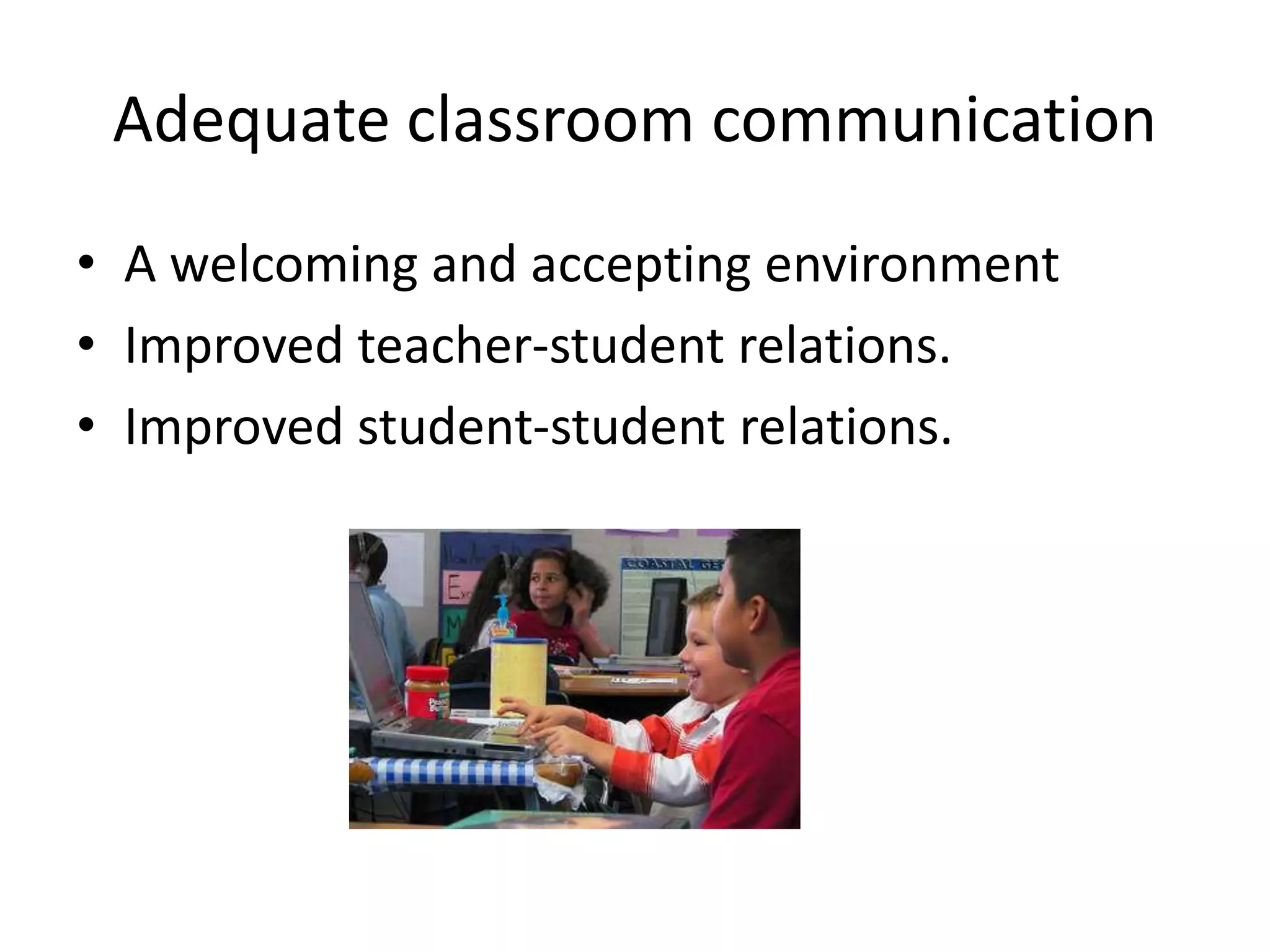 The importance of classroom communication and parental involvement | PPT