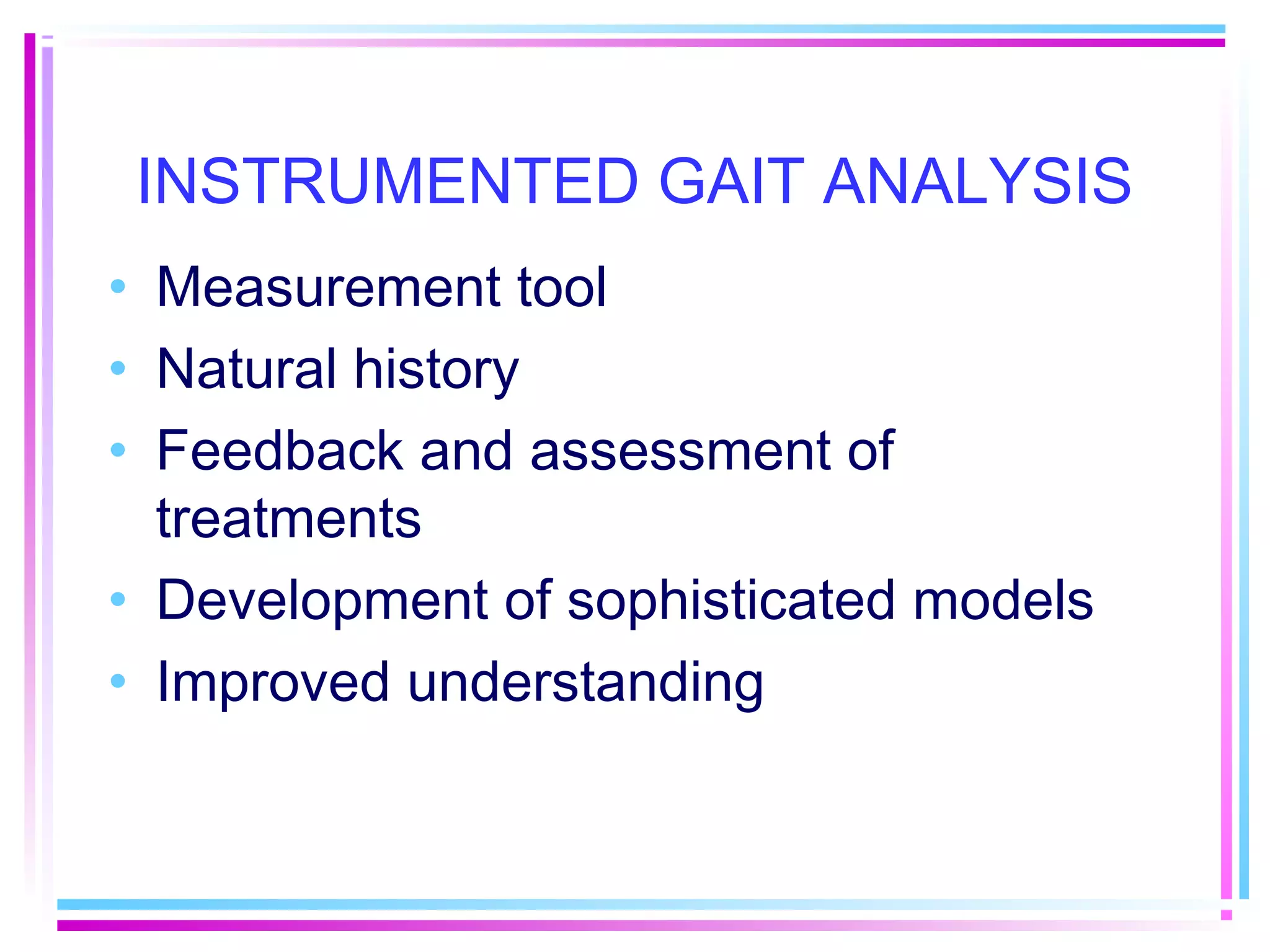 The importance of clinical gait analysis | PPT