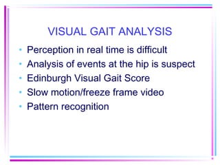 The importance of clinical gait analysis | PPT