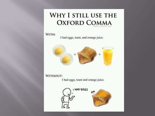The Importance of Commas | PPTX