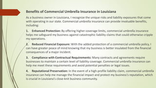 The Importance of Commercial Umbrella Insurance in Louisiana ...
