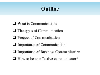 The Importance Of Communication | PPTX