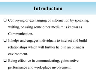 The Importance Of Communication | PPTX
