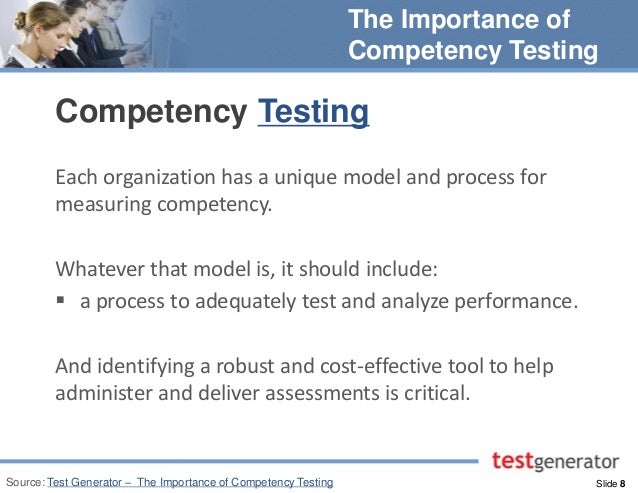The importance of competency testing