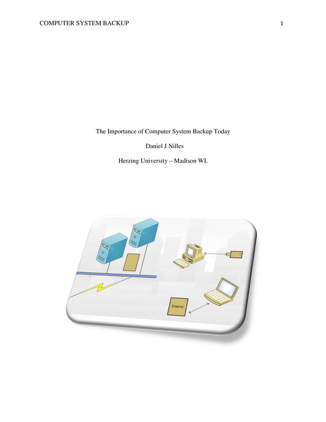 The Importance Of Computer System Backup Today | PDF | Internet for ...