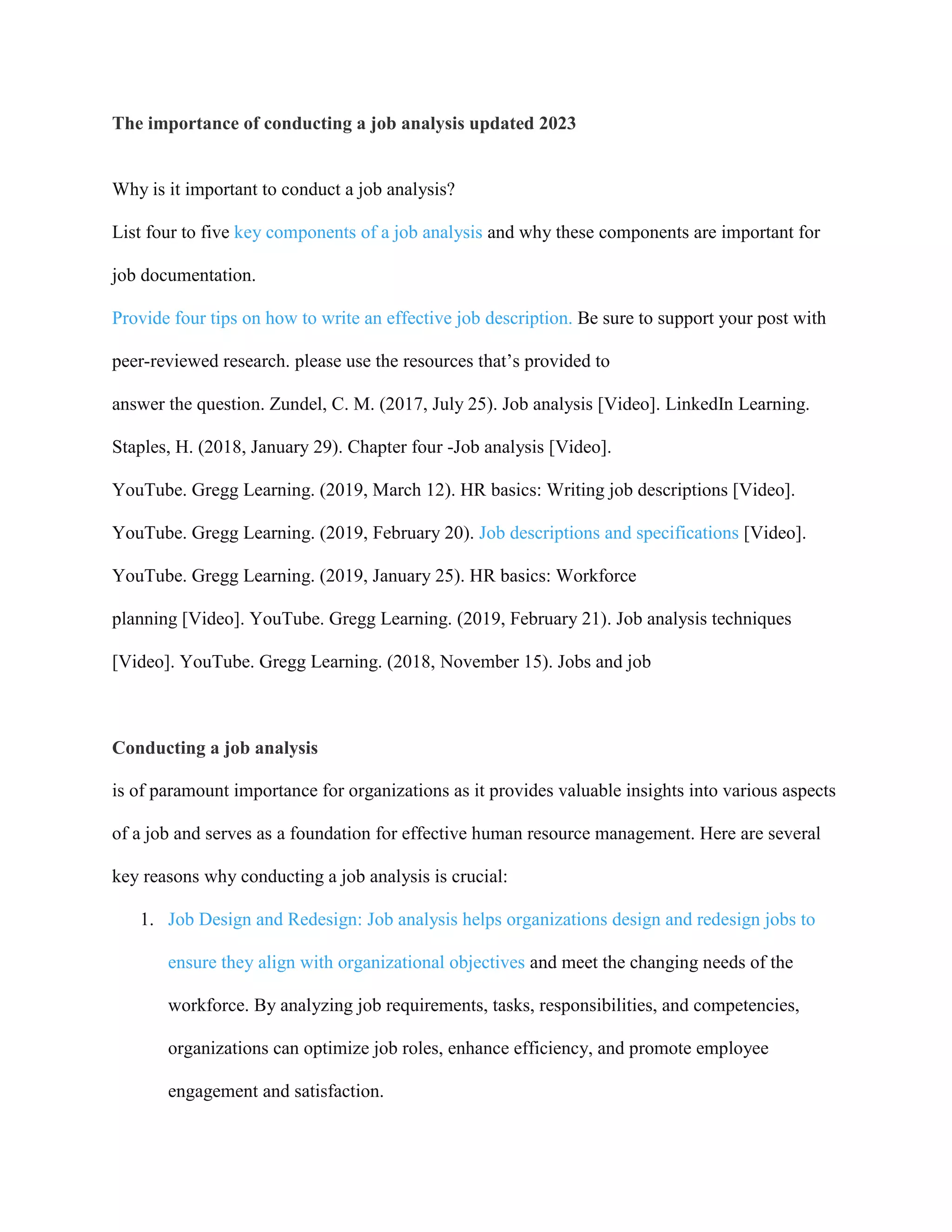 The importance of conducting a job analysis updated 2023 doc 11.docx