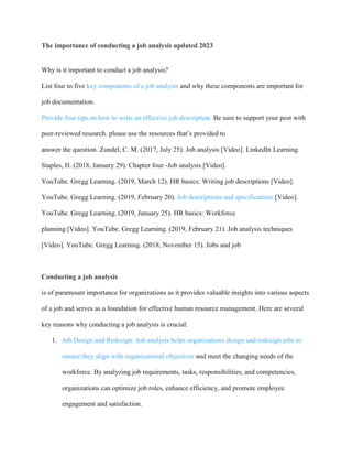 The importance of conducting a job analysis updated 2023 doc 11.docx