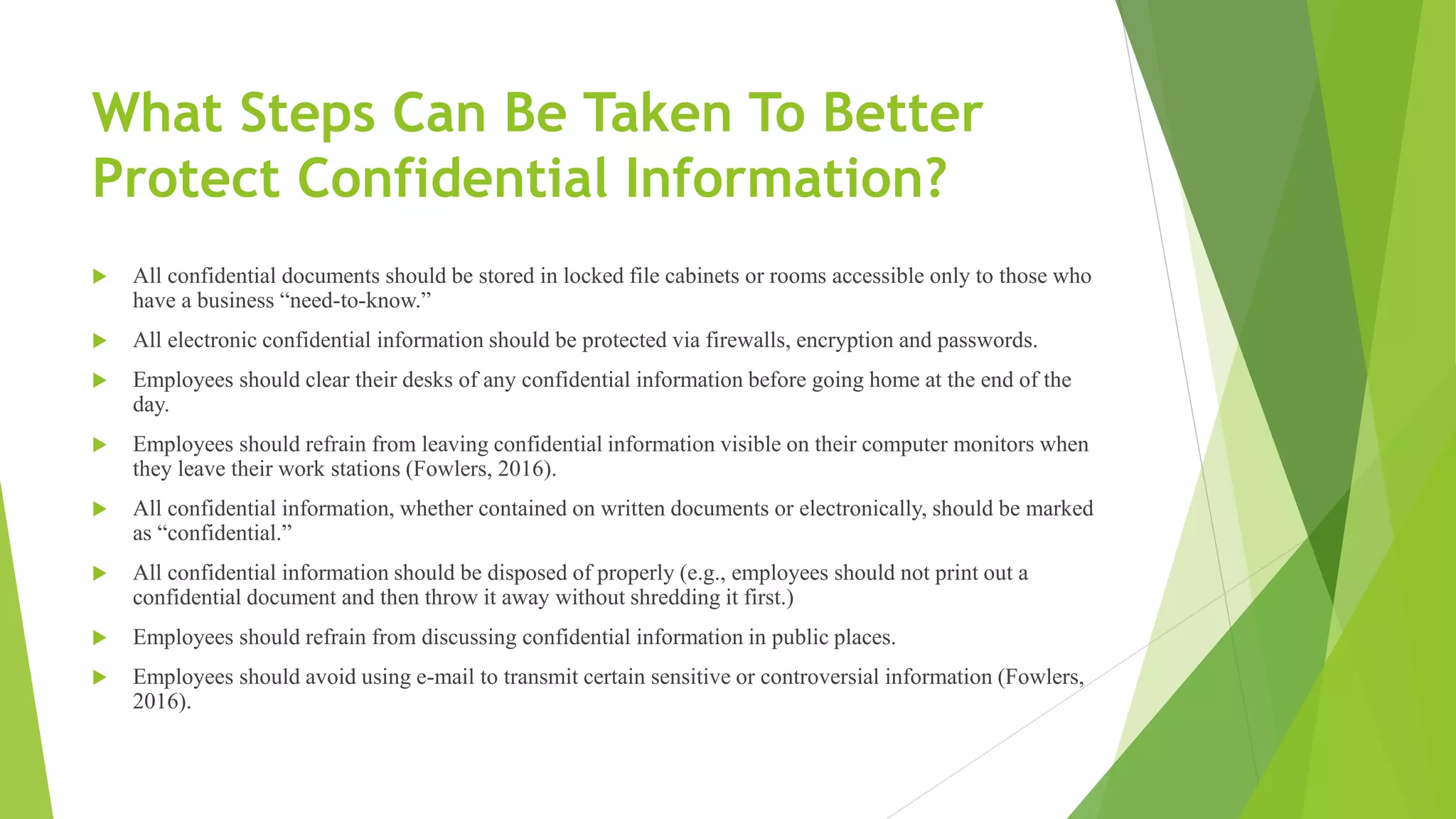 The importance of confidentiality | PPTX
