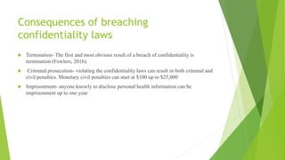The importance of confidentiality | PPTX