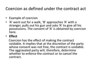 The importance of consent to make a contract by roll no. 76 tanvi ...