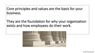 Core principles and values: Let Purpose, Philosophy and Priorities ...