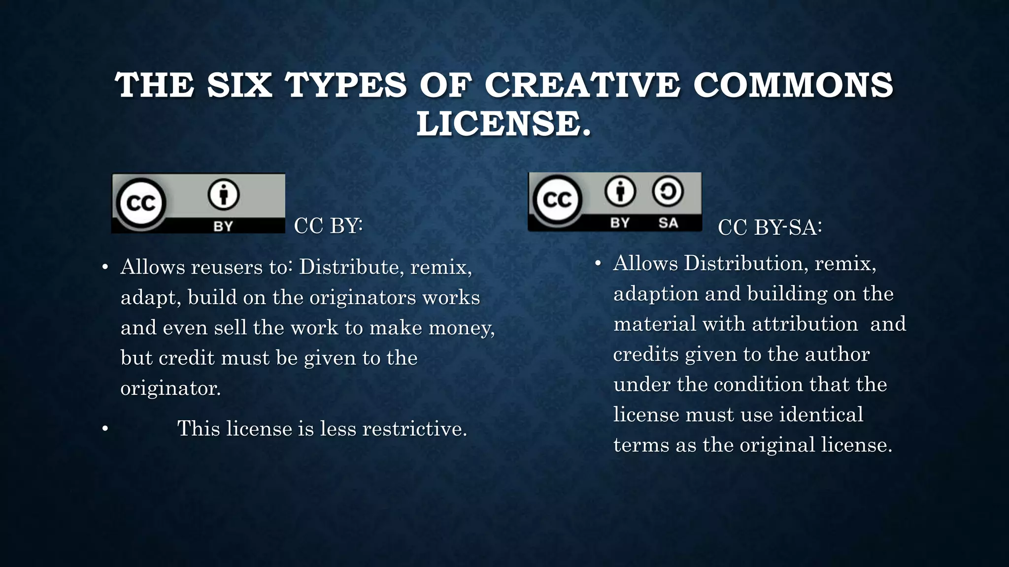 The importance of creative commons license | PPT