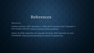 The importance of creative commons license | PPT