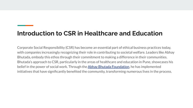 The Importance of CSR in Healthcare and Education.pdf