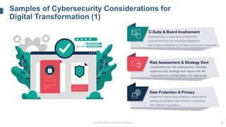 The Importance of Cybersecurity for Digital Transformation | PDF