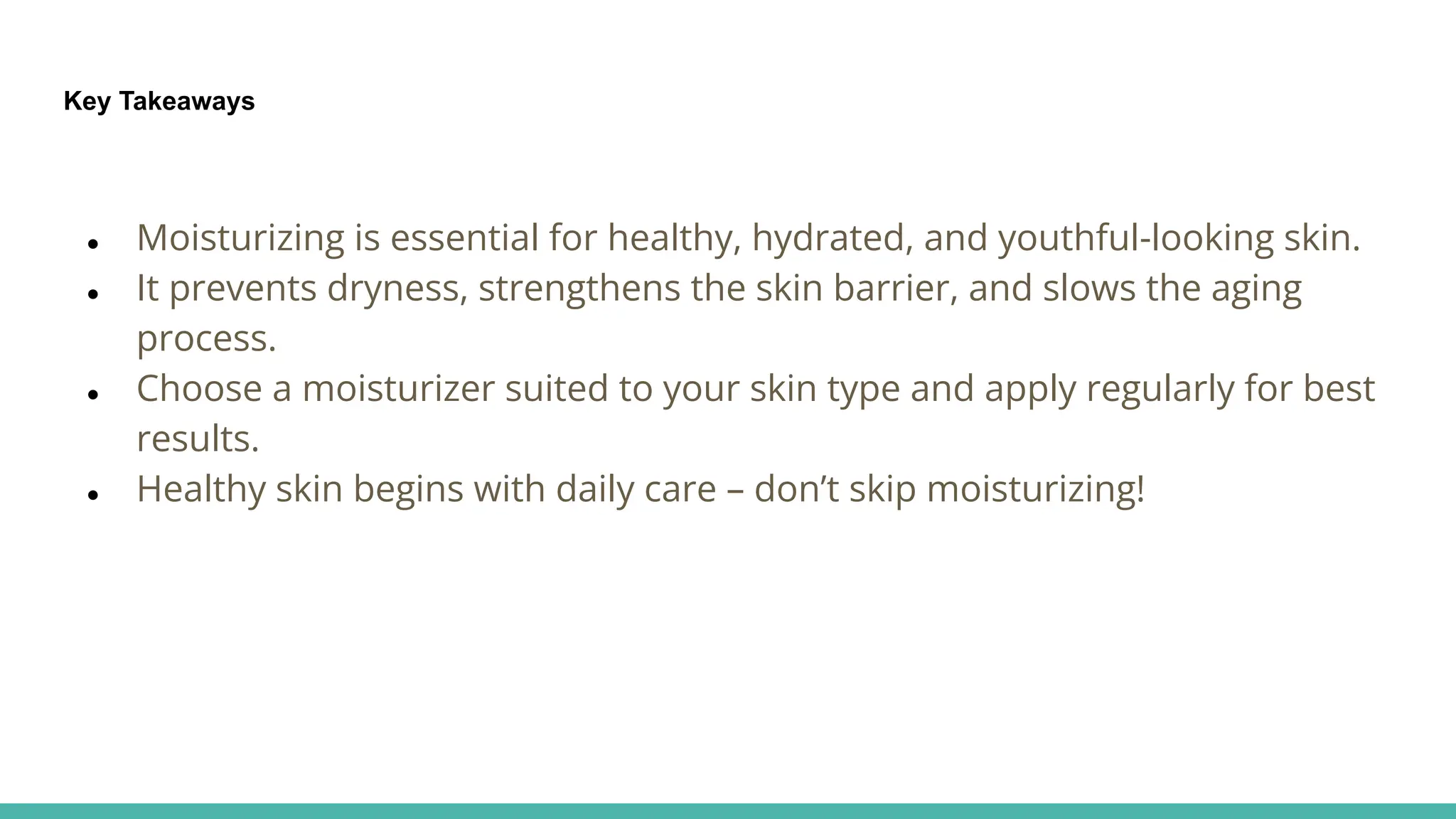 The Importance of Daily Moisturizing | PDF