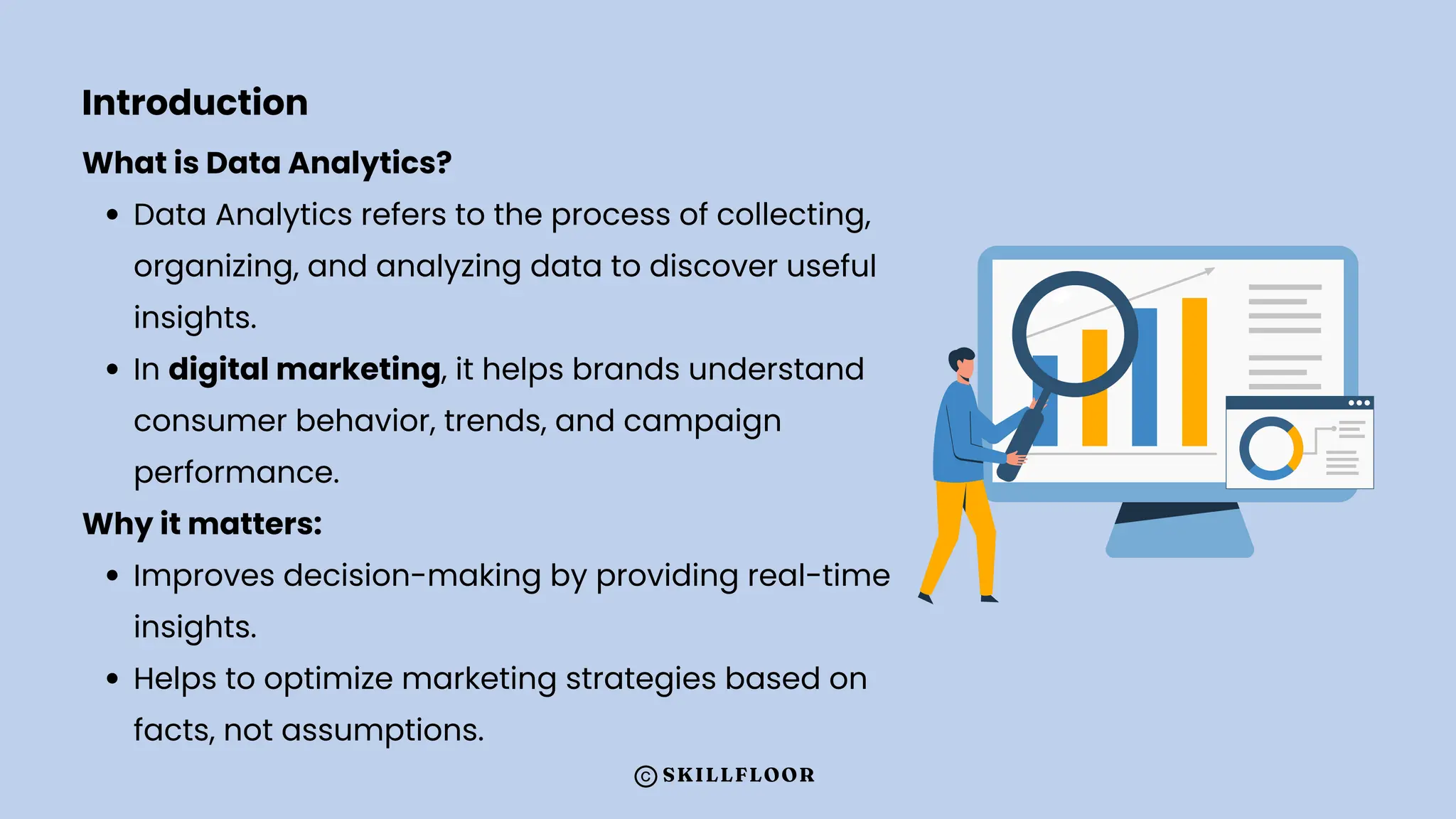 The Importance of Data Analytics in Digital Marketing - Skillfloor | PDF