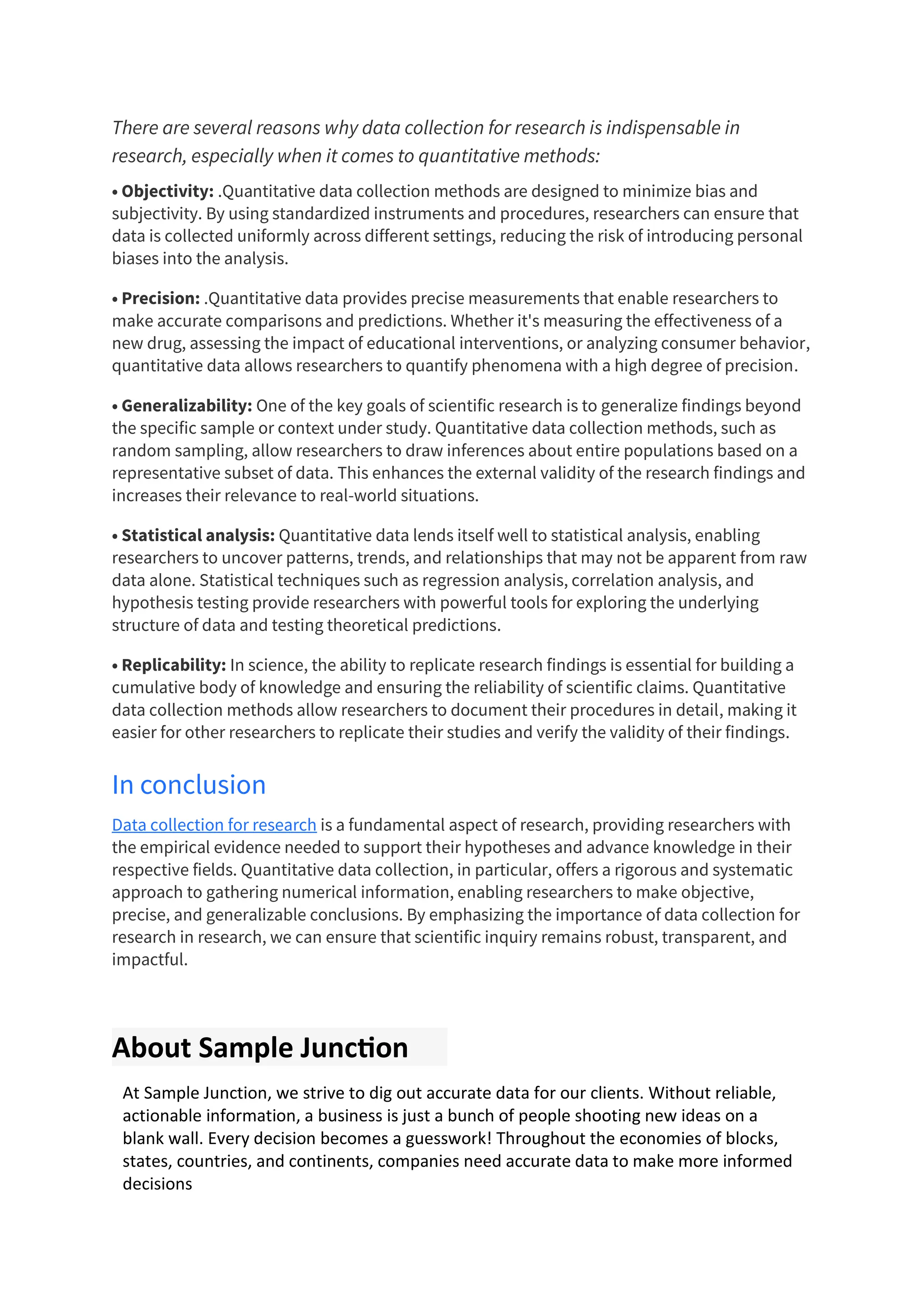 The Importance of Data Collection in Research Why Every Study Needs It ...