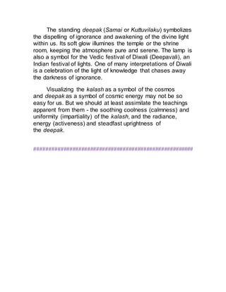 The importance of deepak | PDF