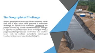 Expert Construction Dewatering in Dubai: Prasanth Dewatering | PDF