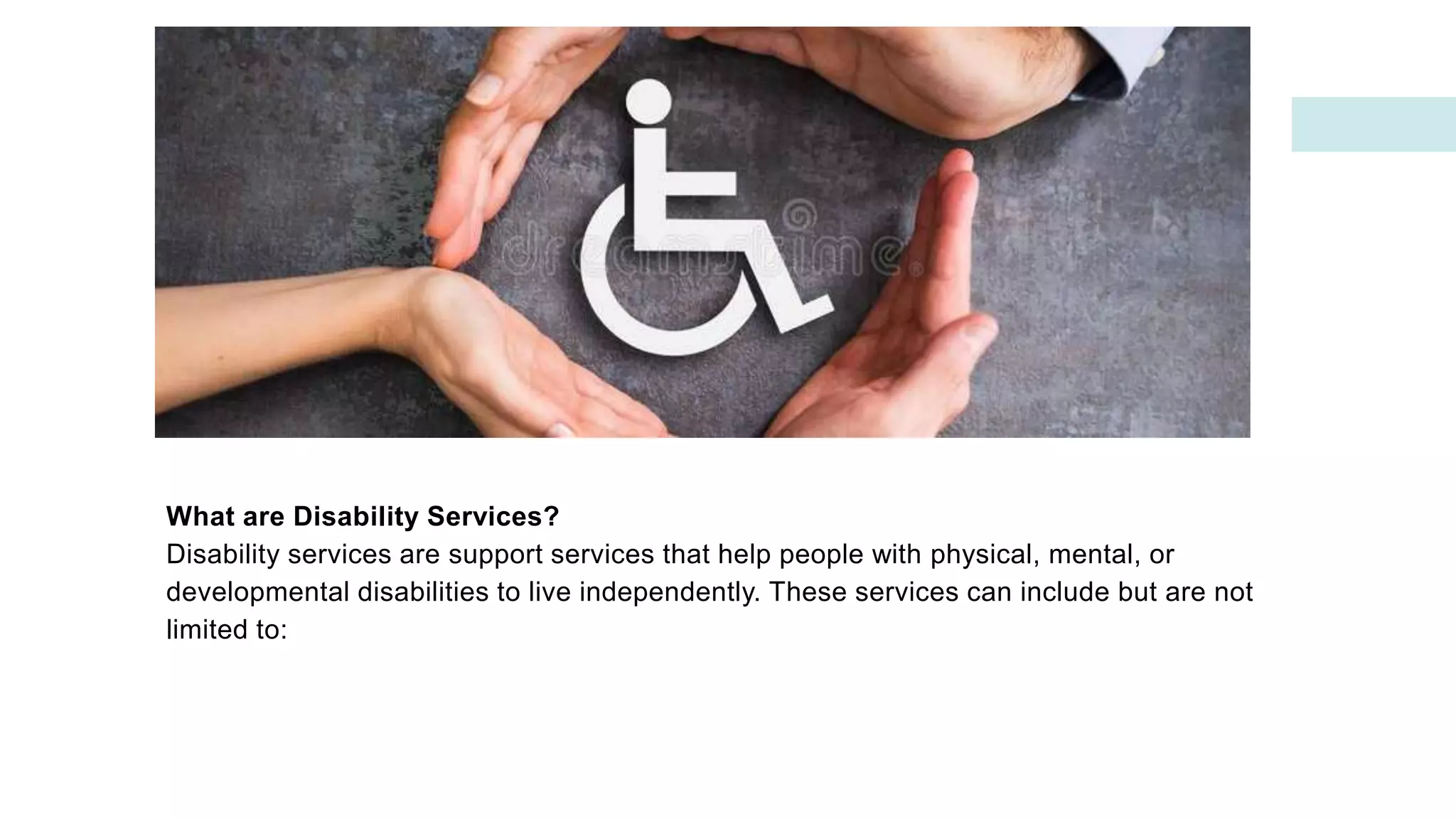 The Importance Of Disability Services | PPTX