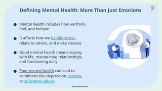 Discussing Mental Health: Your Path to Wellness | PPTX