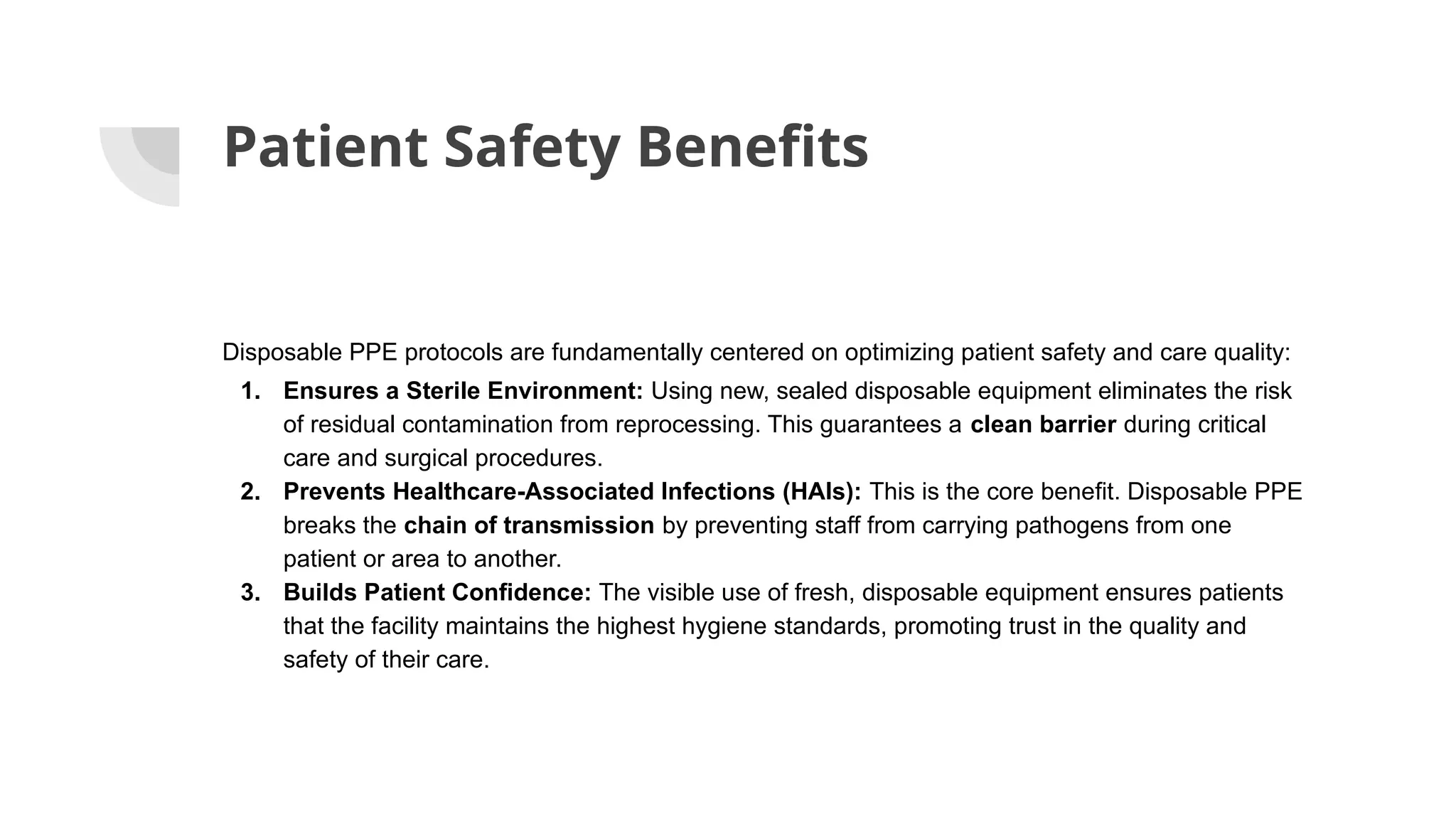 The Importance of Disposable PPE in Healthcare Facilities.pptx