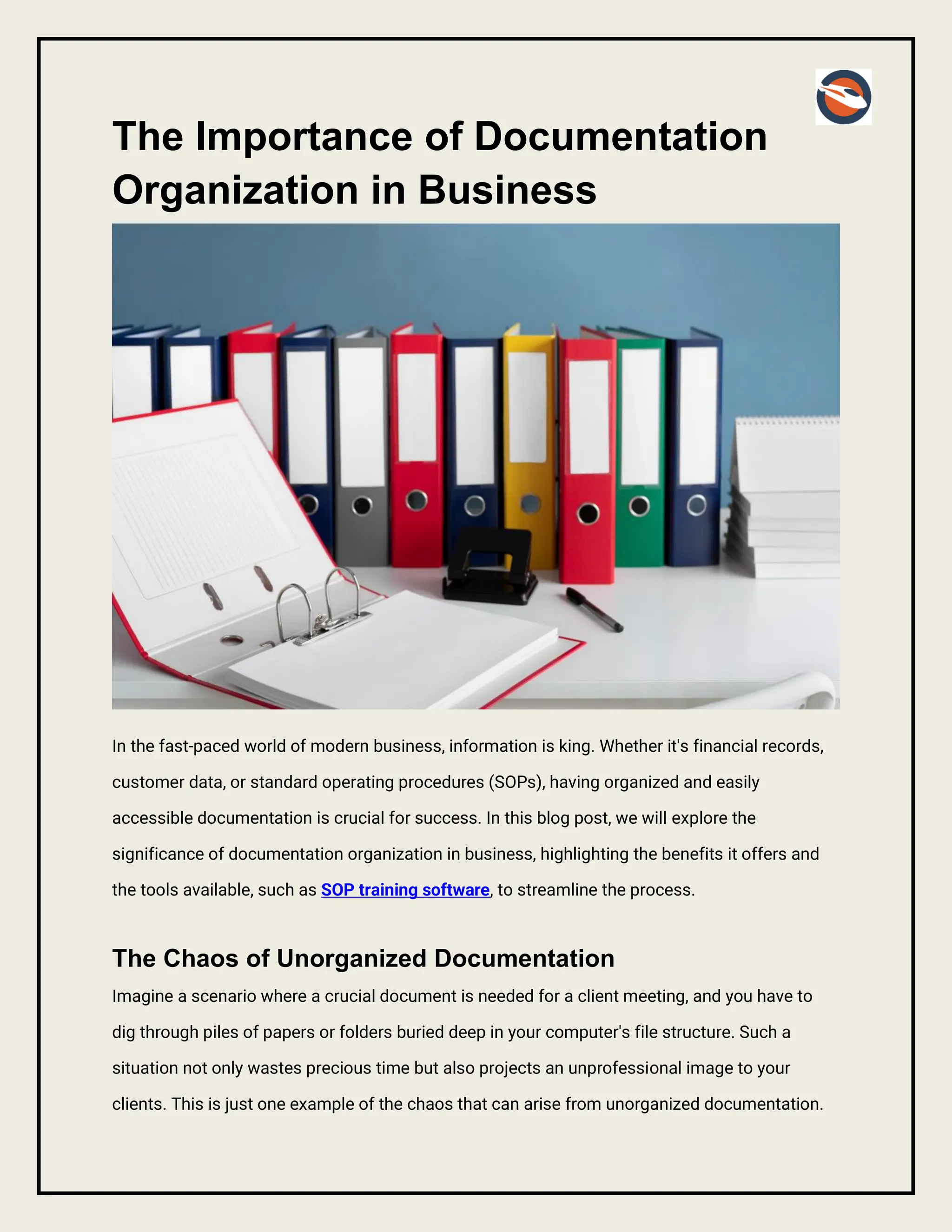 The Importance of Documentation Organization in Business.pdf