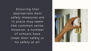 The Importance of Door Safety in Schools | PPT
