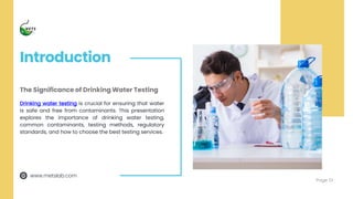 The Importance of Drinking Water Testing.pptx