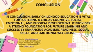The importance of early childhood Education | PDF