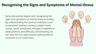 The Importance of Early Intervention and Diagnosis in Mental Illness | Solh Wellness | PDF
