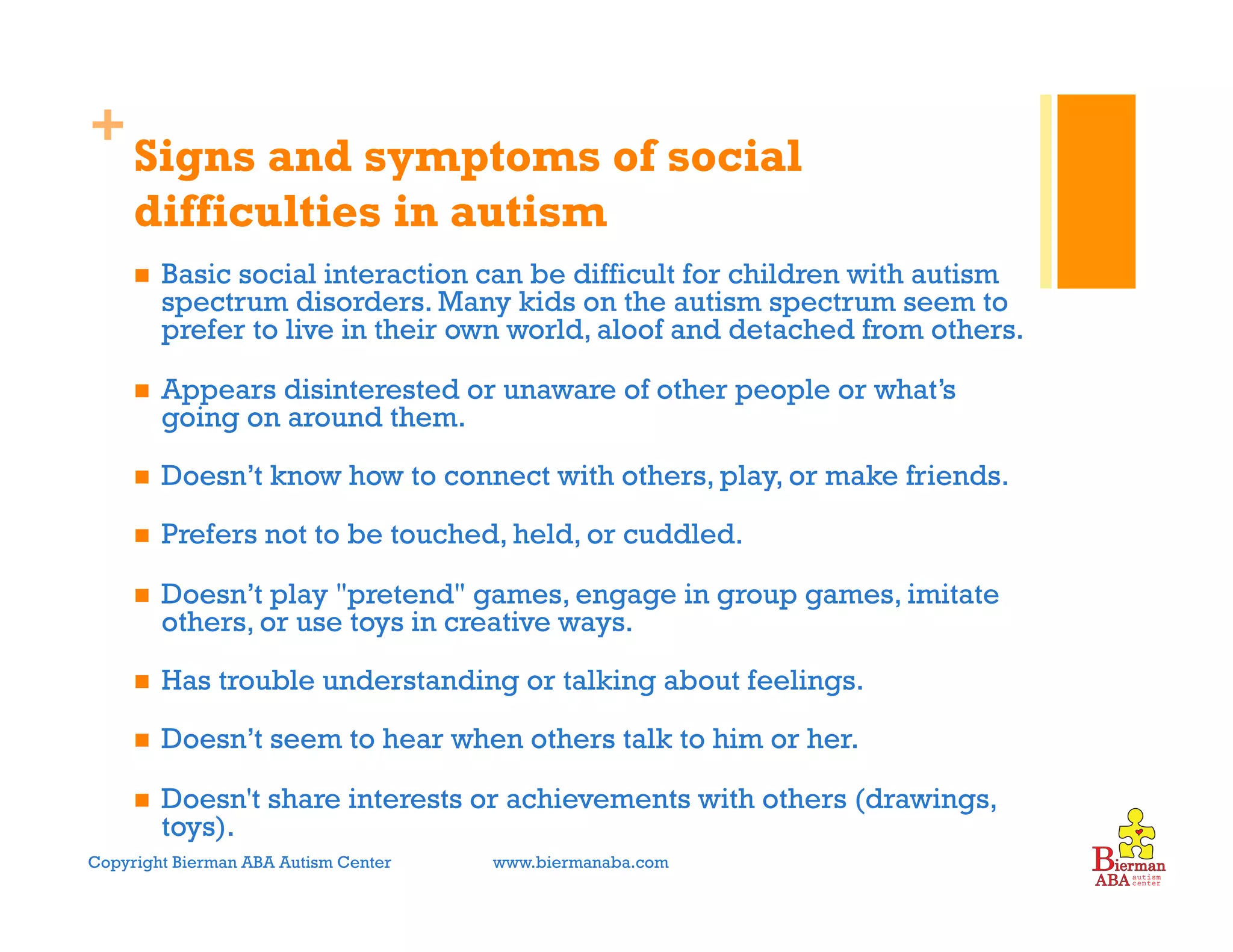 Autism Treatment: Importance of Early Intervention | PDF