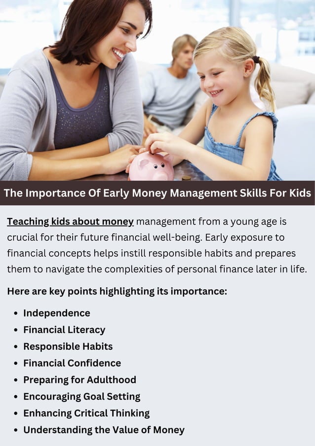 The Importance Of Early Money Management Skills For Kids | PDF