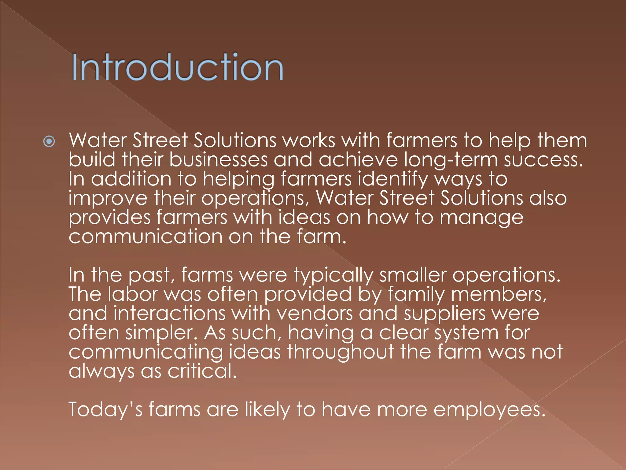 The Importance of Effective Communication in Farming | PPTX