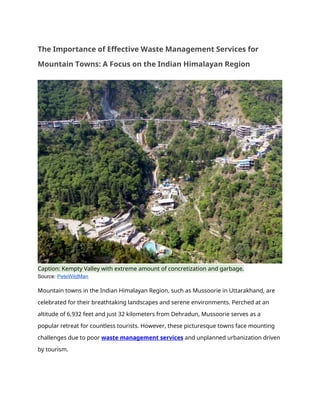 The Importance of Effective Waste Management Services for Mountain ...