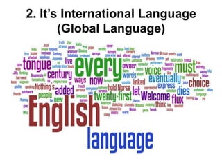 The importance of english | PPTX