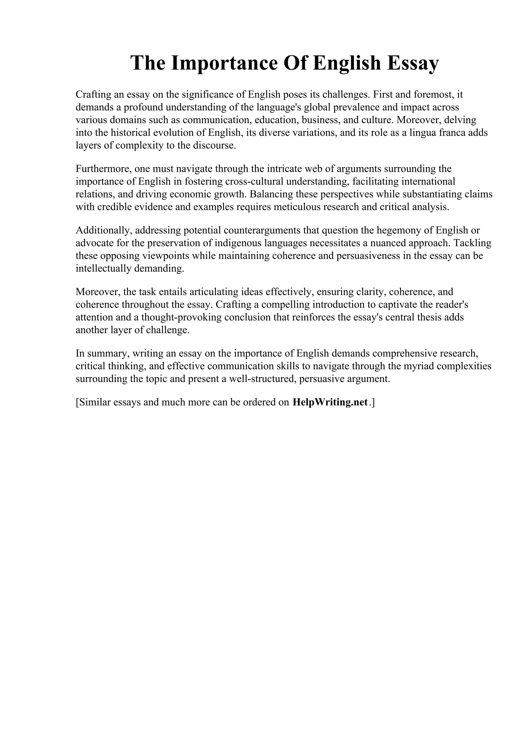 The Importance Of English Essay PDF the-importance-of-english-essay-pdf