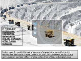 The importance of english in engineering | PPTX