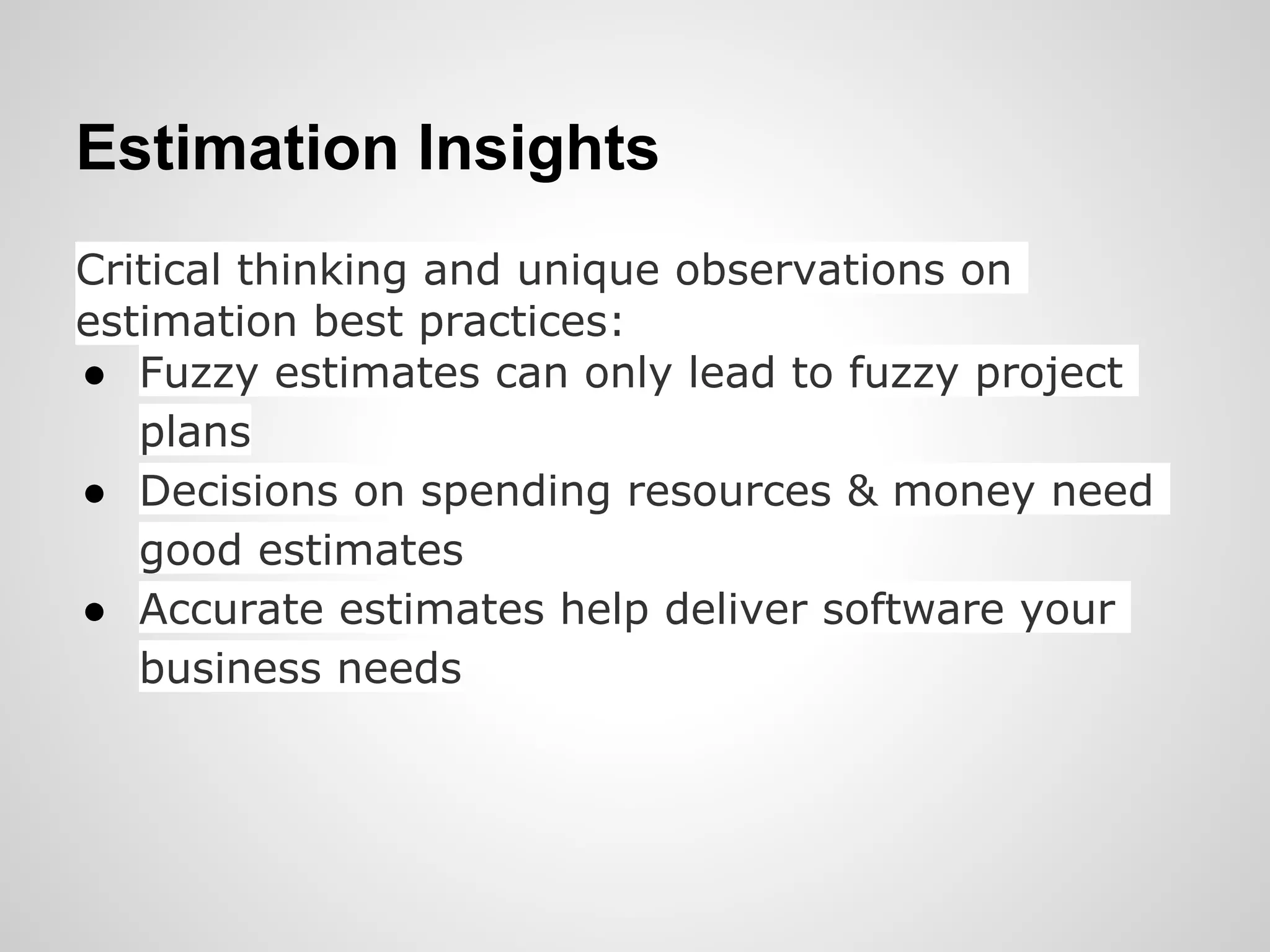 The importance of estimation | PPT