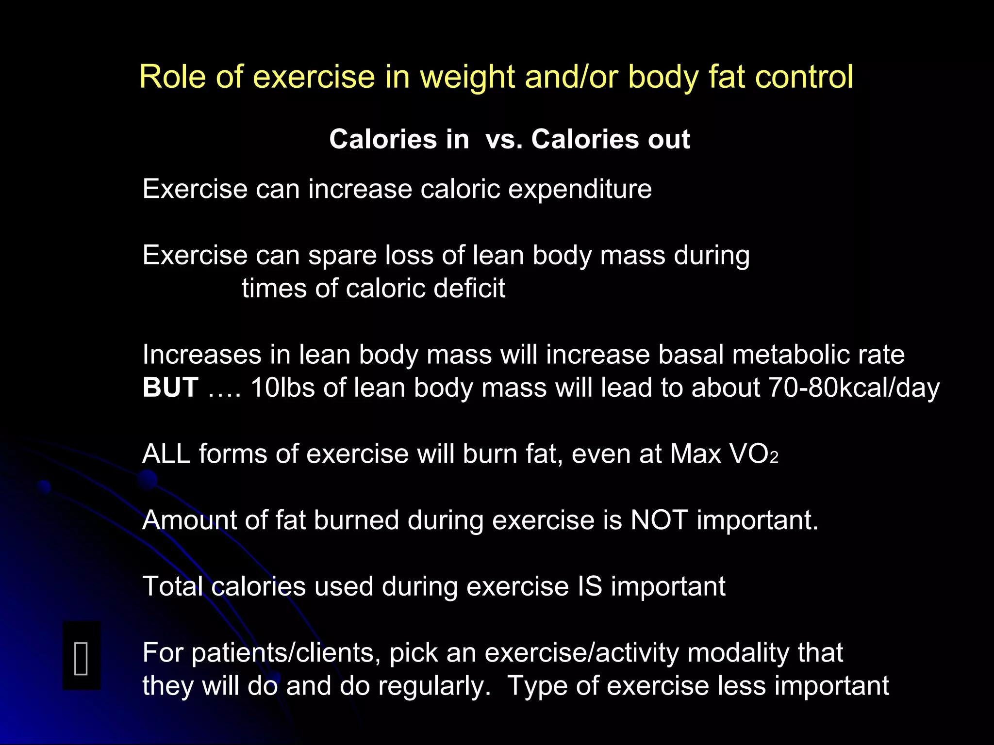 The Importance of Exercise ppt | PPT