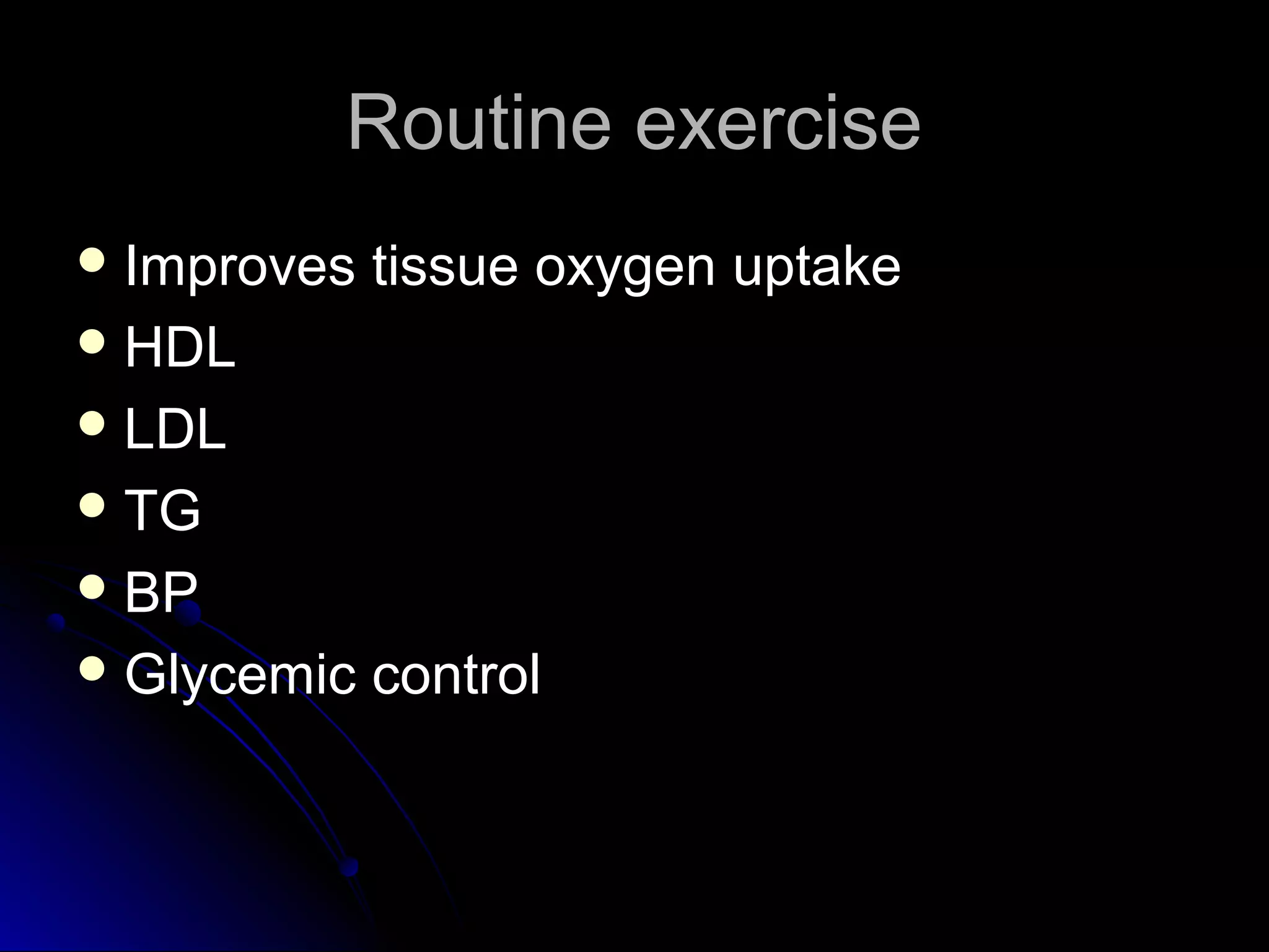 The Importance of Exercise ppt | PPT