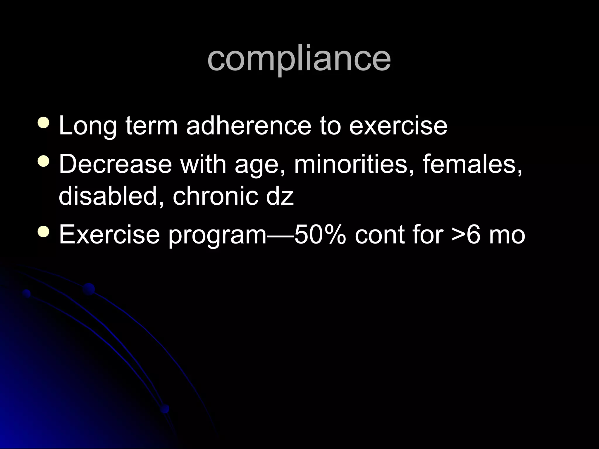 The Importance of Exercise ppt | PPT