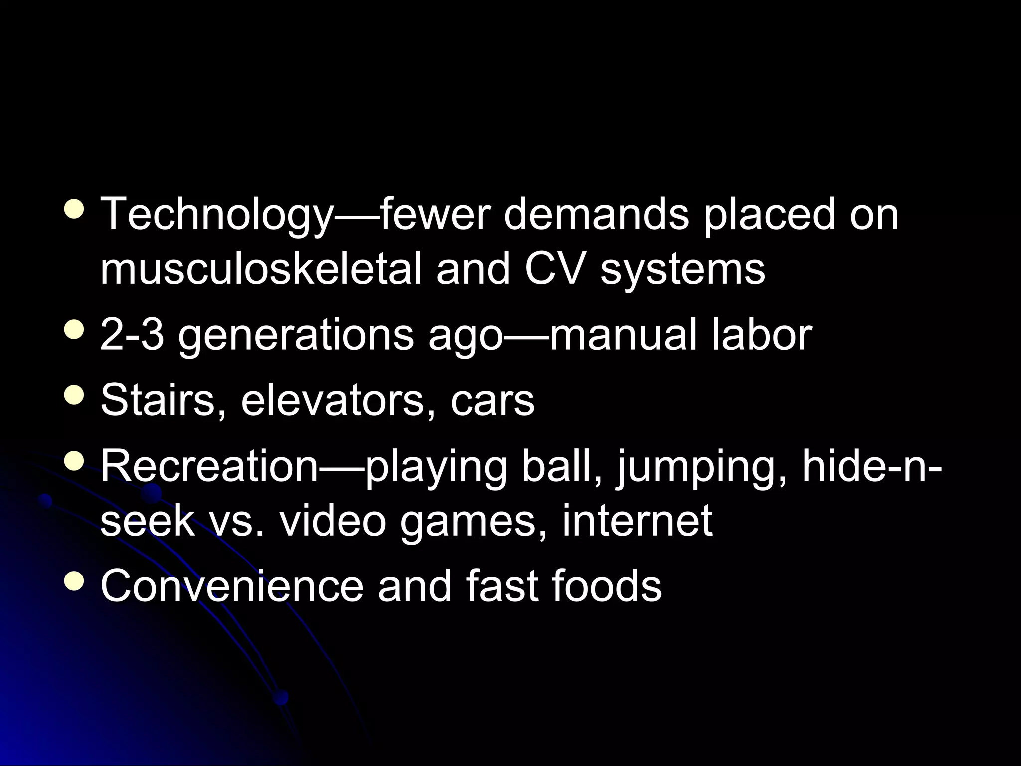 The Importance of Exercise ppt | PPT